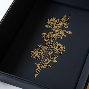 Gilded Sword Dice Tray - Dice Rolling Tray for Dnd, Dungeons and ...