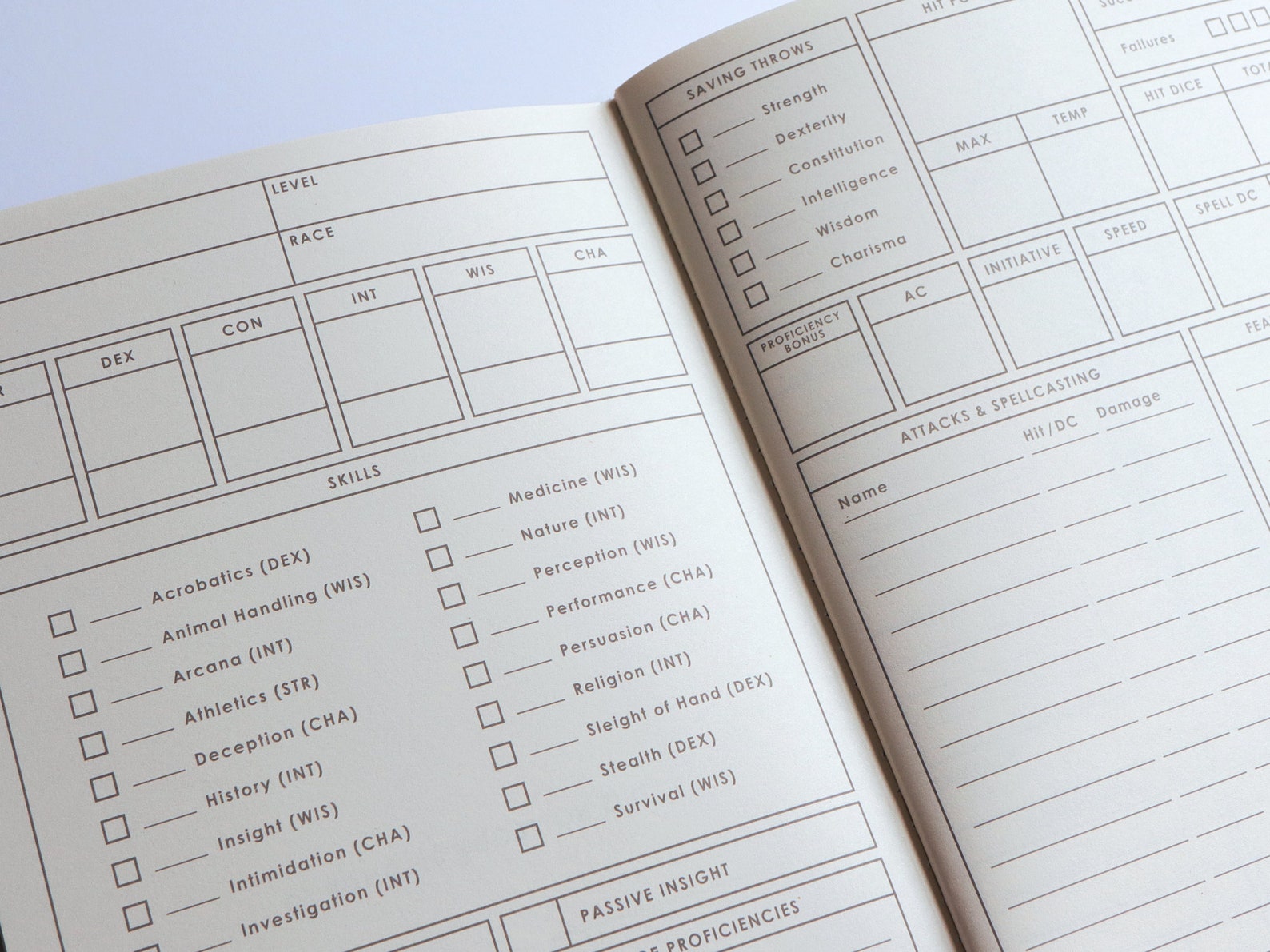 The Campaign Journal for Dungeons and Dragons 5e A5 Softcover Notebook ...