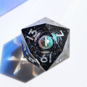 Andromeda Luxe - Galaxy Dice, Planet Dice, Astronomy, Handmade Resin ...