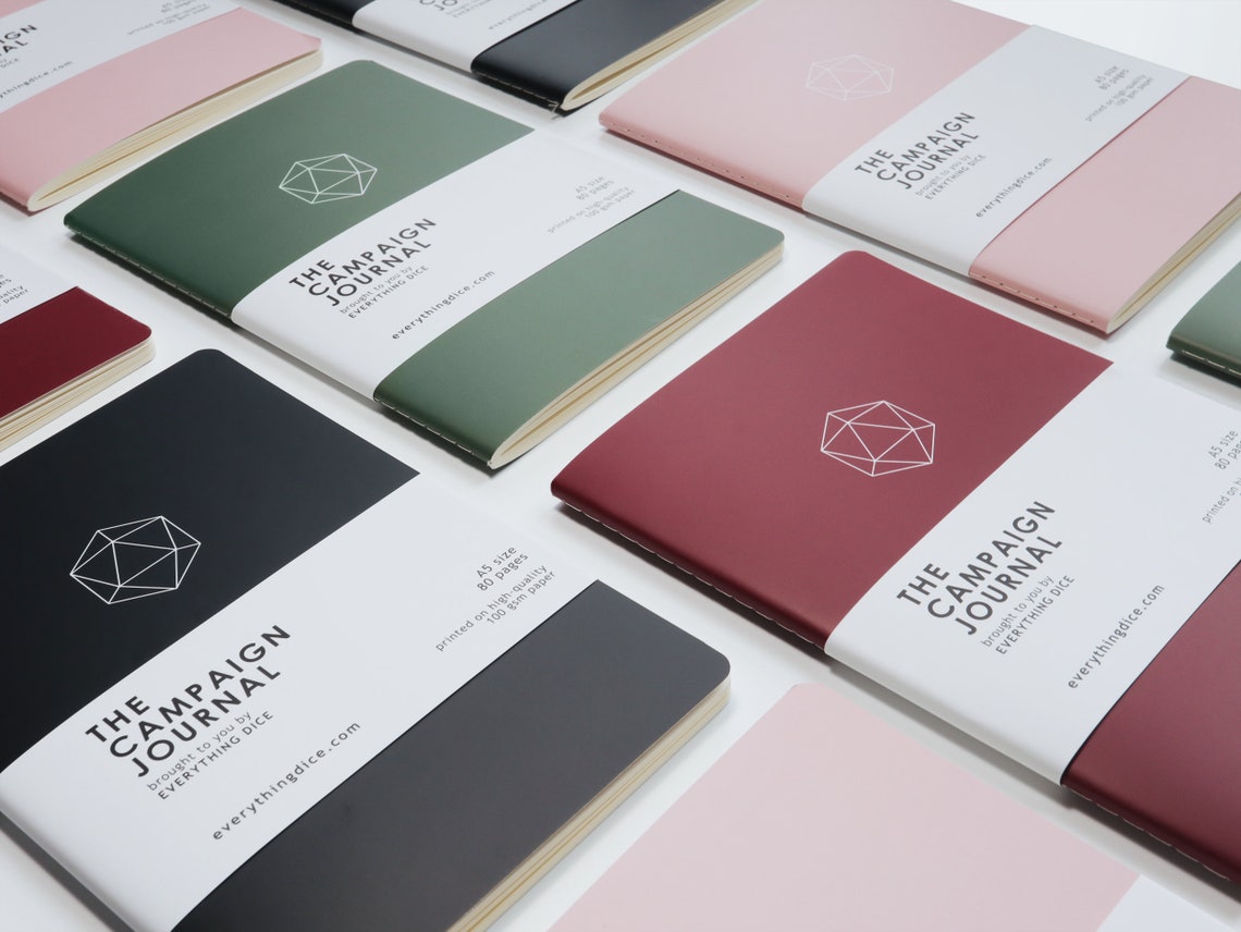 The Campaign Journal for Dungeons and Dragons 5e A5 | Etsy