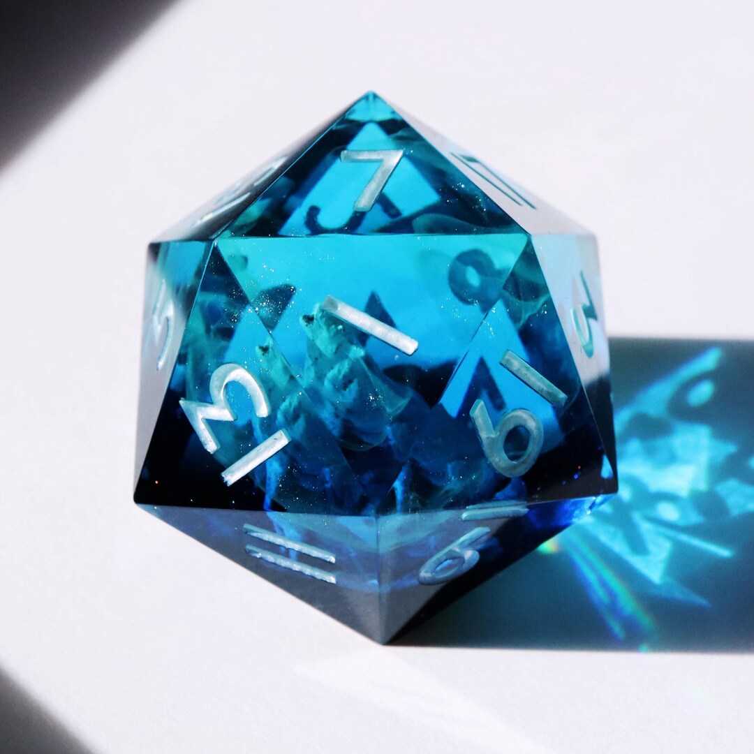 The Stargazer Chonk D20 - Oversized D20, 40mm D20, Handpainted Handmade ...