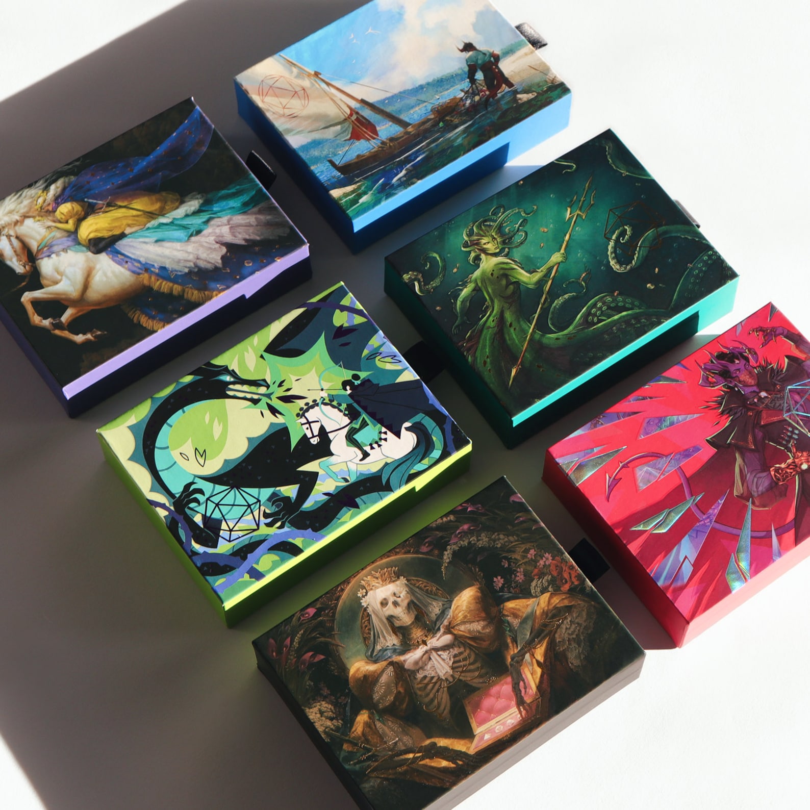 Ozymandias Gold Ultra Matte Handmade Resin Sharp Edge Dnd Dice Set for ...