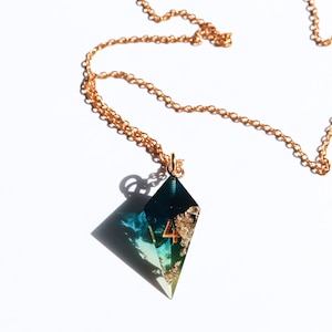 Sublime Blight D4 Dice Necklace- Crystal Dice, Handmade Dice, Nerd ...