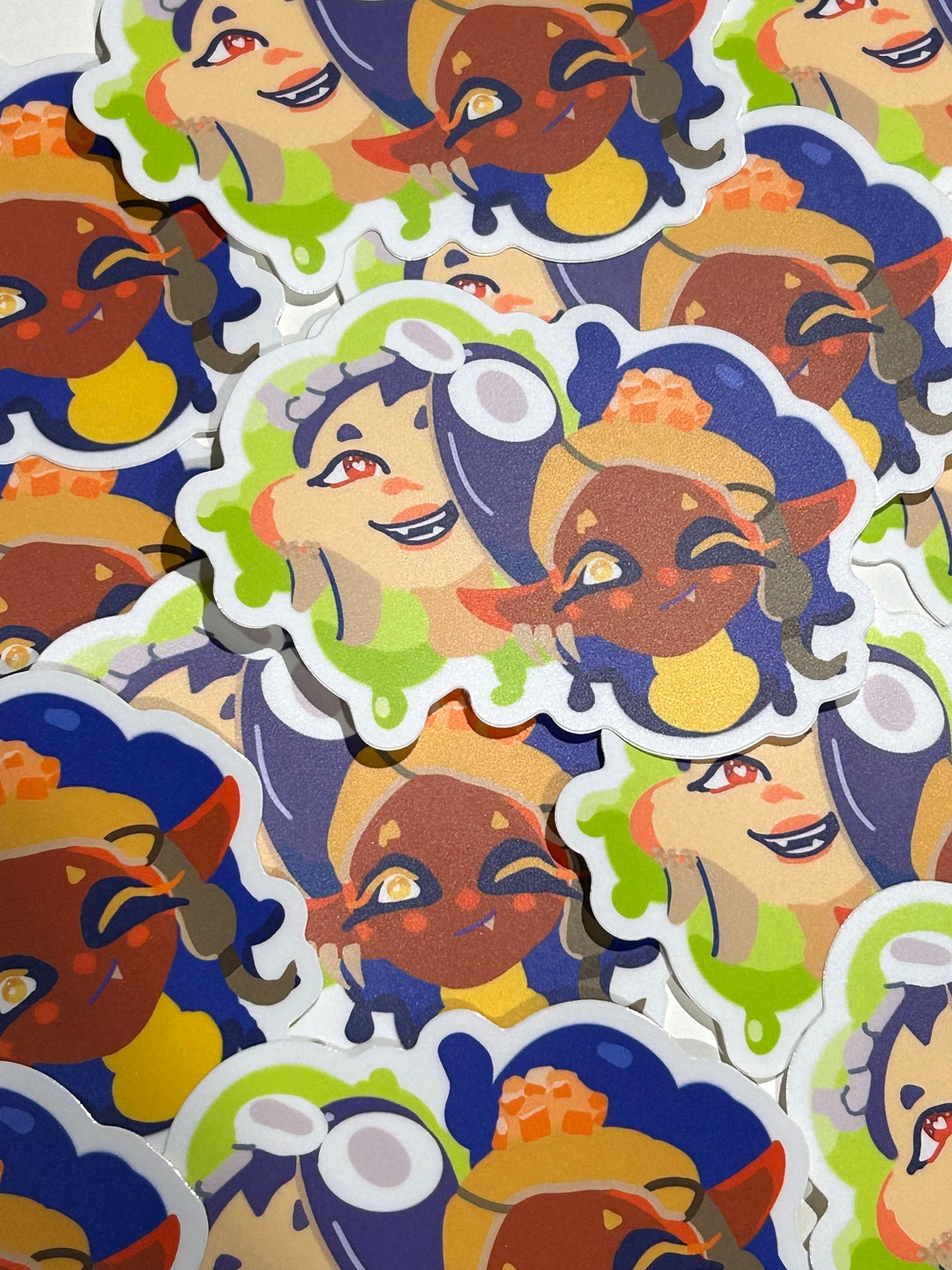 Shiver and Frye Sticker Splatoon 3 - Etsy