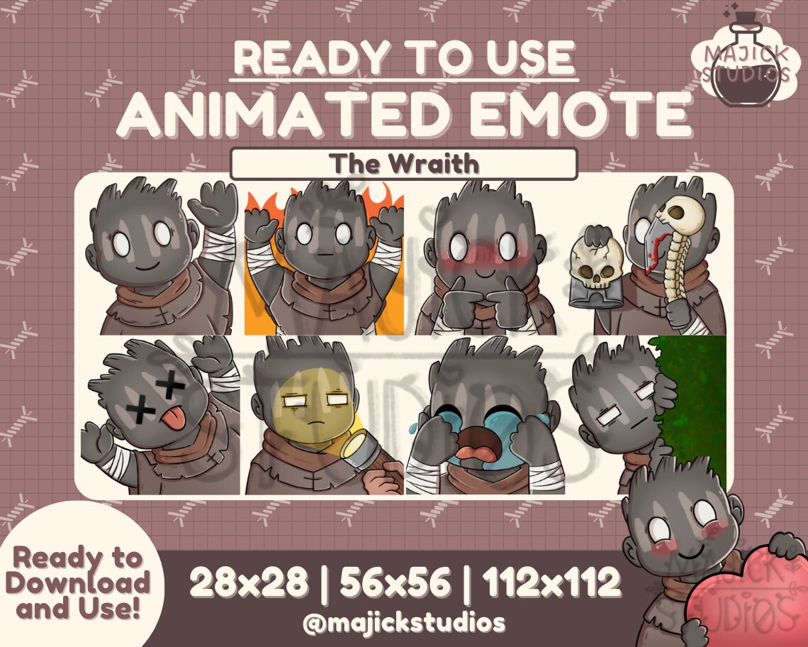 Animated Wraith DBD Emote | Twitch Emotes - Etsy