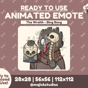 Animated Wraith DBD Emotes | Bing Bong - Etsy