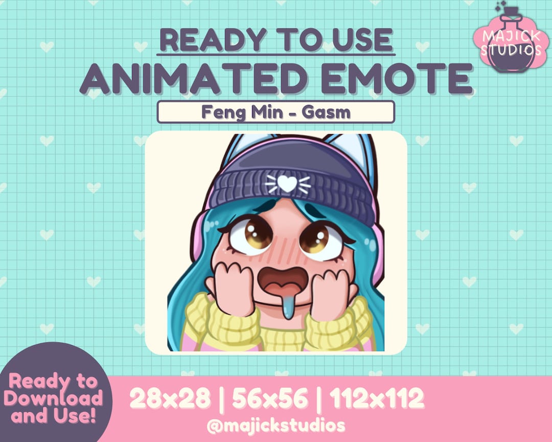 Animated Feng Min Emotes | Gasm - Etsy