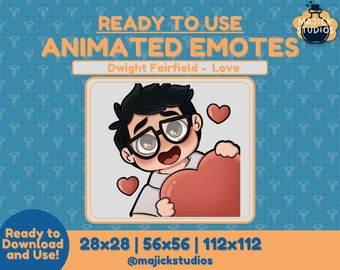 Dwight Animated Emotes - Etsy