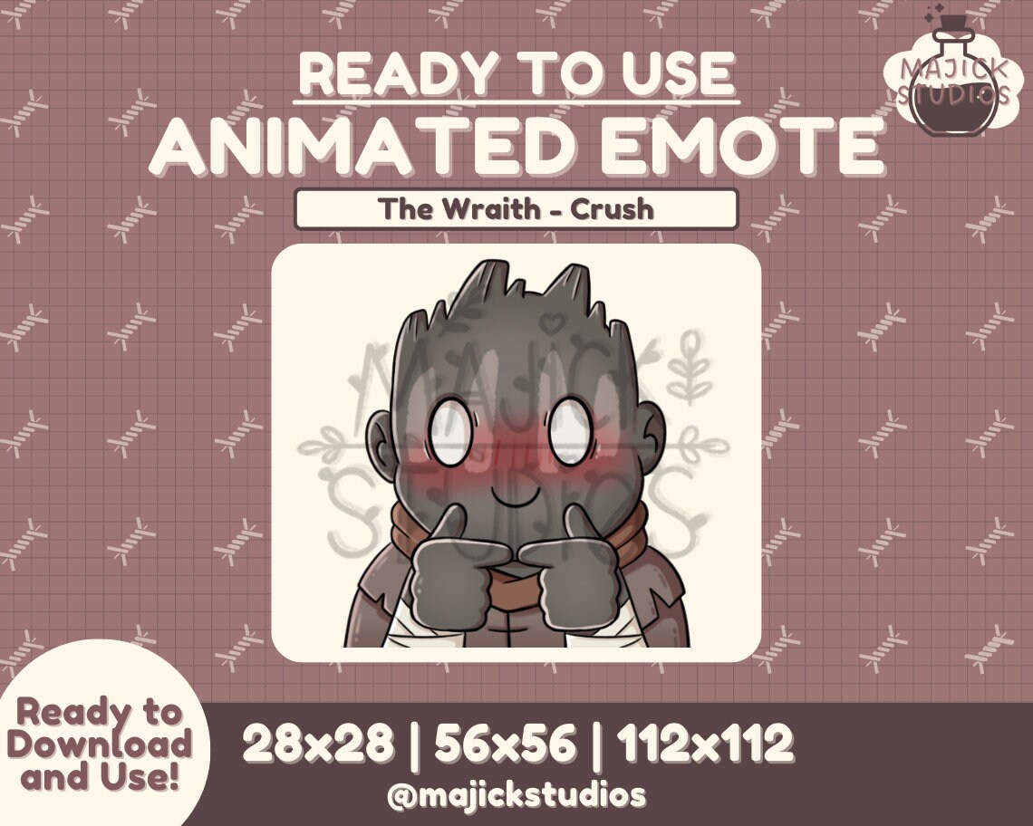 Animated Wraith DBD Emotes | Crush - Etsy