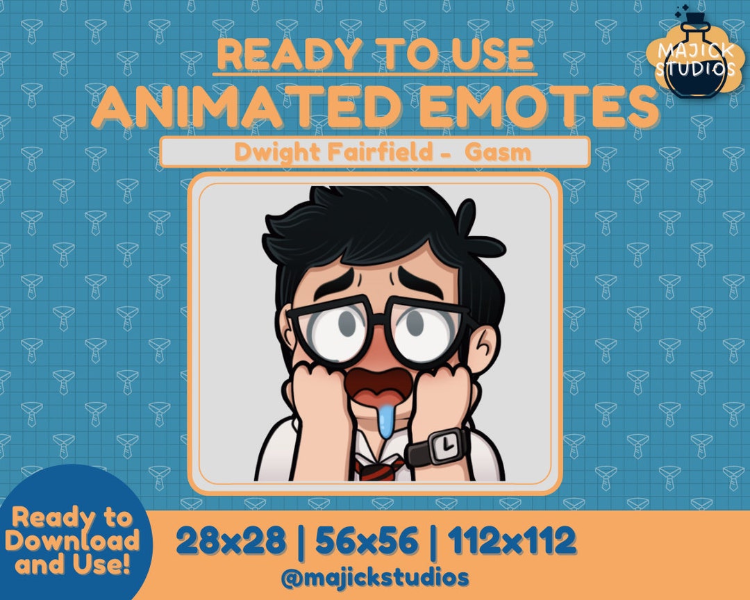 Animated Dwight Fairfield Emote | Gasm - Etsy