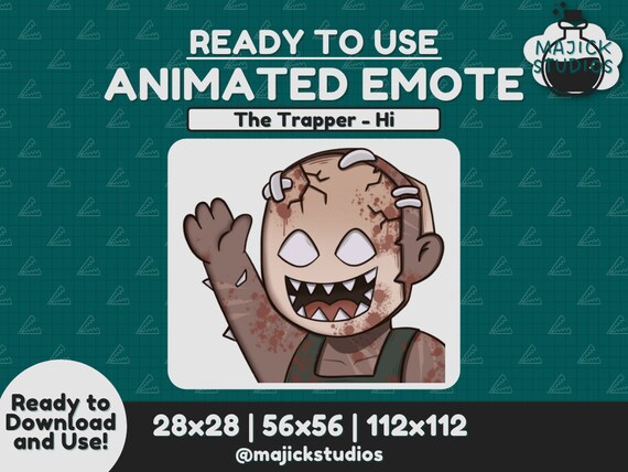 Animated Trapper Emotes Hi | Etsy