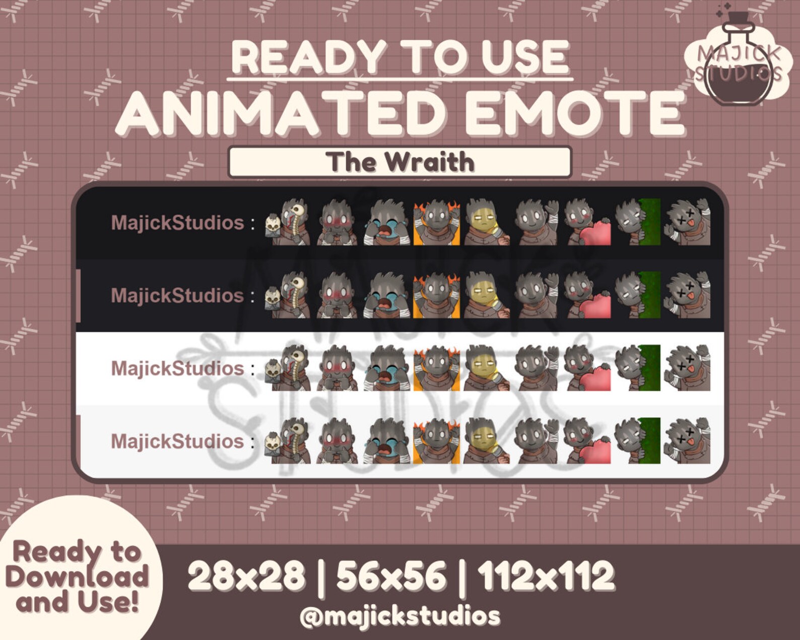 Animated Wraith DBD Emote | Twitch Emotes - Etsy