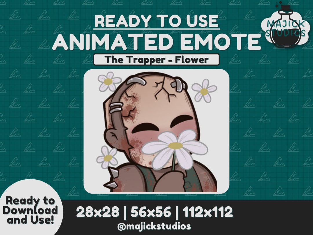 Animated Trapper Emotes | Flower - Etsy