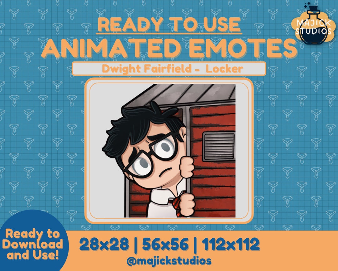 Animated Dwight Fairfield Emote | Locker - Etsy
