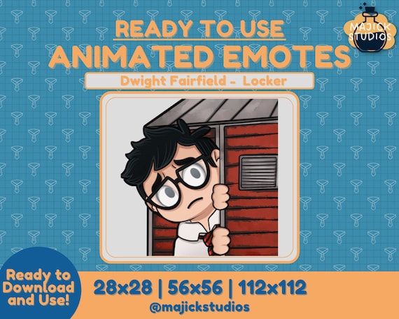 Animated Dwight Fairfield Emote Locker | Etsy