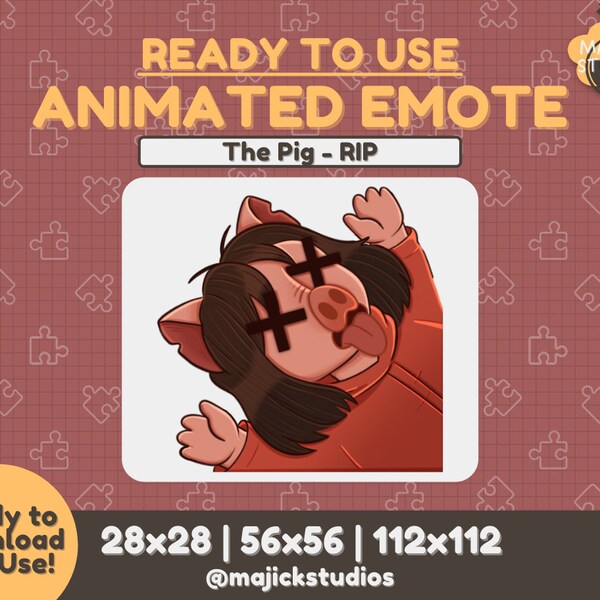 Dbd Pig Emotes - Etsy