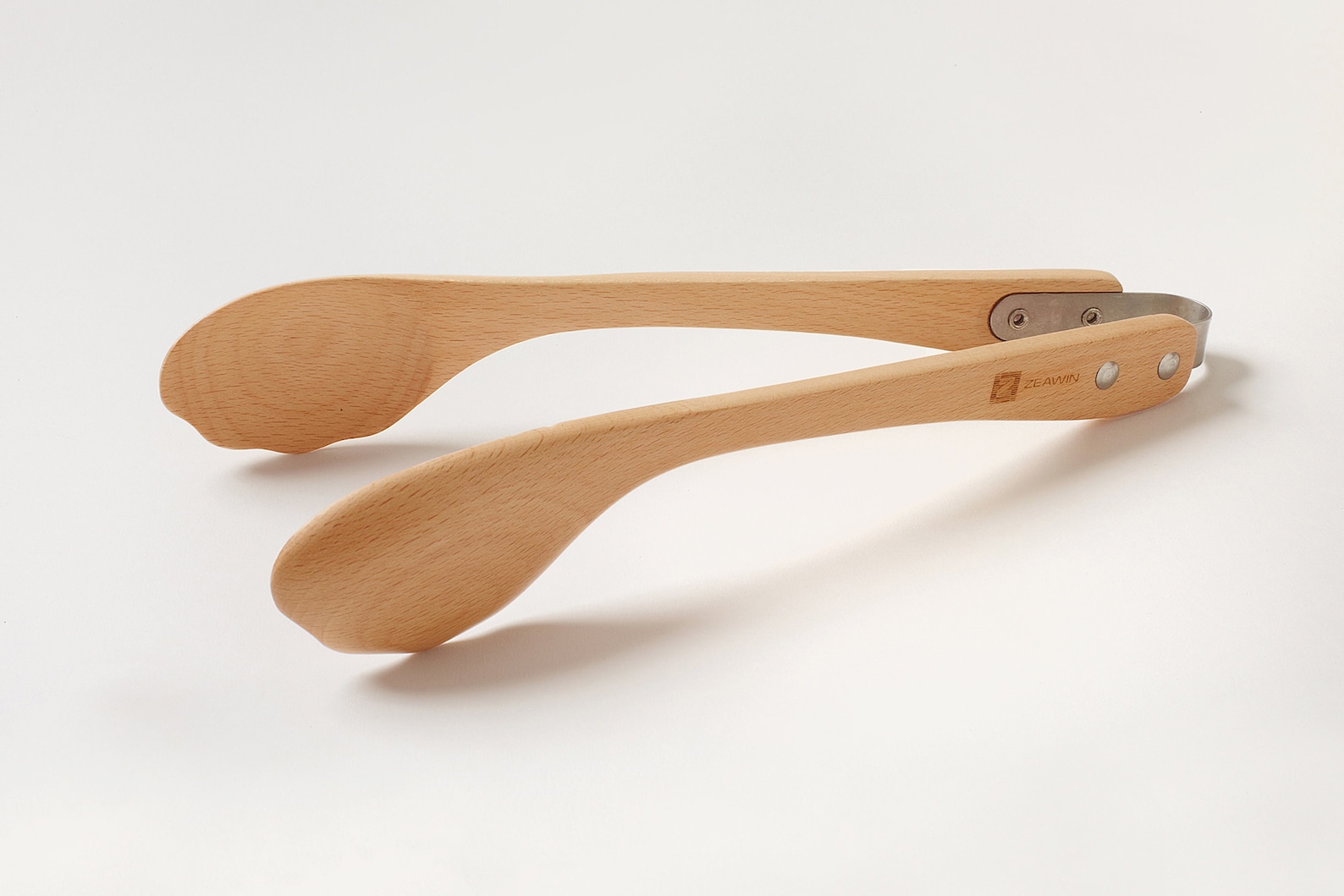 Zeawin Wooden Salad Tongs, Handmade Wood Toaster Tongs, Wooden Salad ...