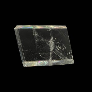 Polished Iceland Spar Natural Optical Calcite Mineral Specimen - Etsy