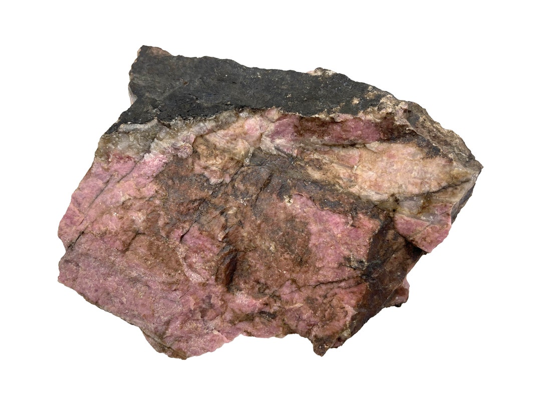 Natural Rhodonite Crystal Rough Stone Raw Specimen - Etsy Canada