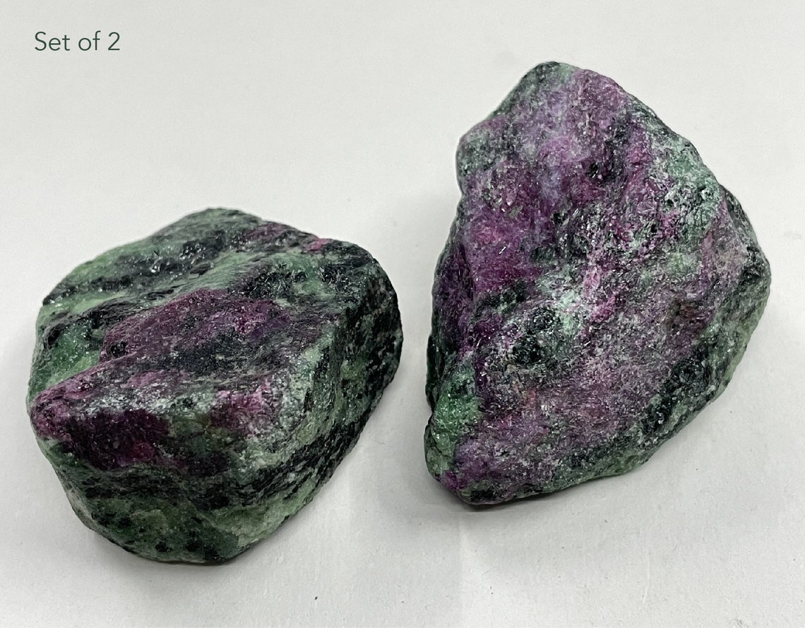 Rubin Zoisit Kristall Rohe Mineral Probe Heilkristall Roh - Etsy.de