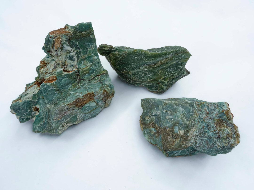 Green Prase Crystal Rough Stone Raw Specimen - Etsy