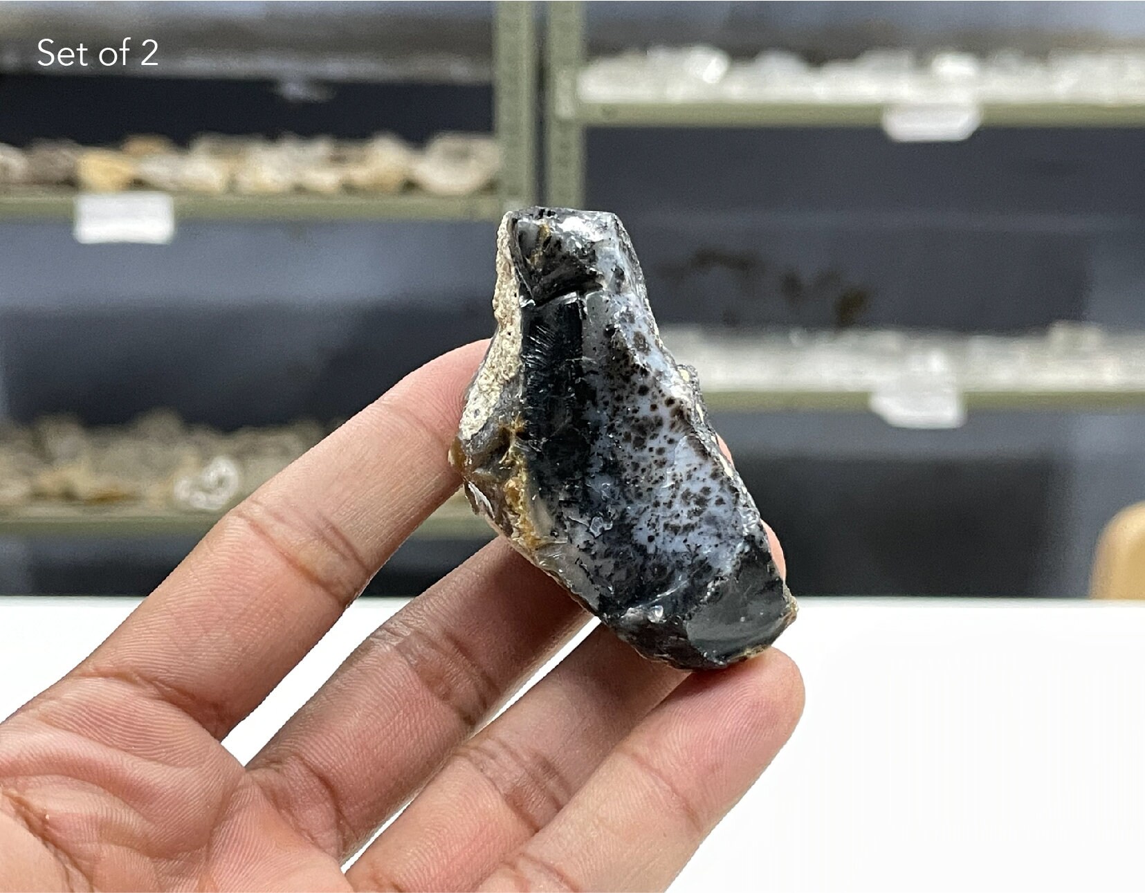 Natural Dendrite Crystal Rough Stone Mineral Specimen Healing - Etsy UK