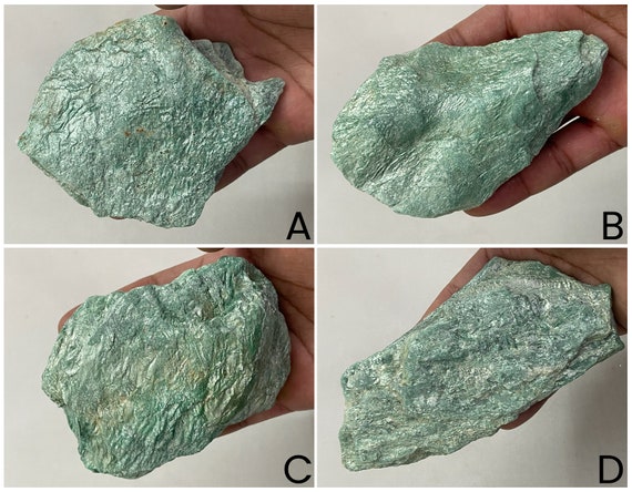 Natural Fuchsite Crystal Stone Rough Specimen | Etsy Australia