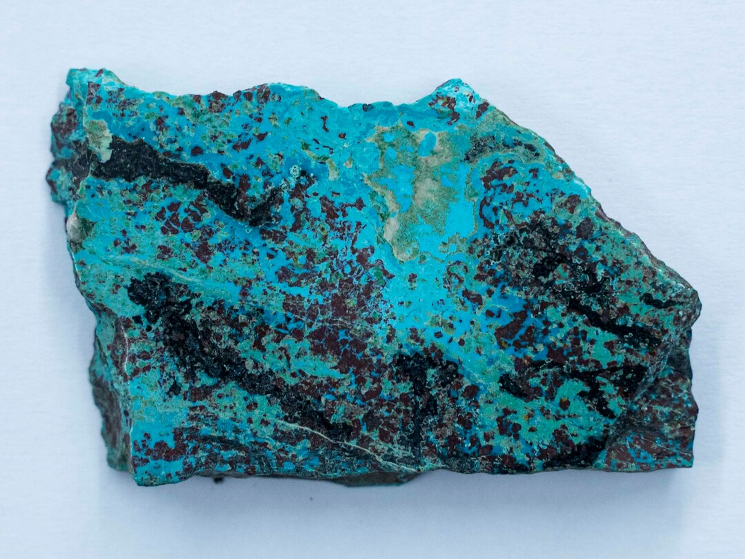 Natural Shattuckite Crystal Polished Slice Rough Stone - Etsy