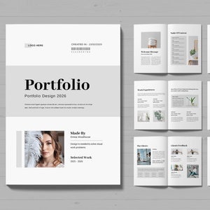 Portfolio Template Layout - Etsy