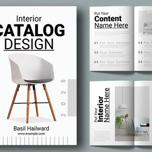 Interior Catalog Design Layout - Etsy