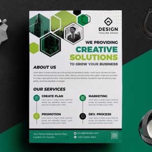 Business Flyer Template Design Layout Download - Etsy