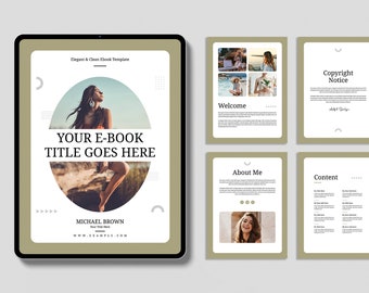 Digital Magazine Layout Template | Digital Ebook | Digital Book ...