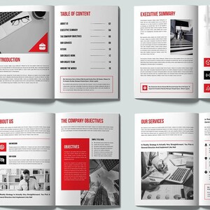 Company Profile Design Layout - Etsy