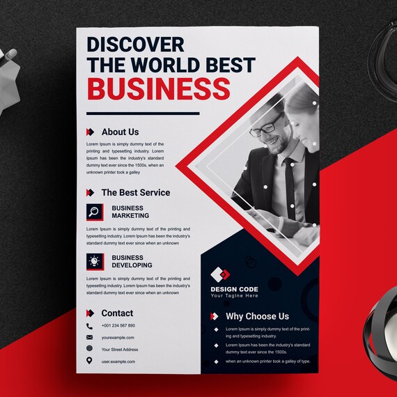 Corporate Posters Design Examples