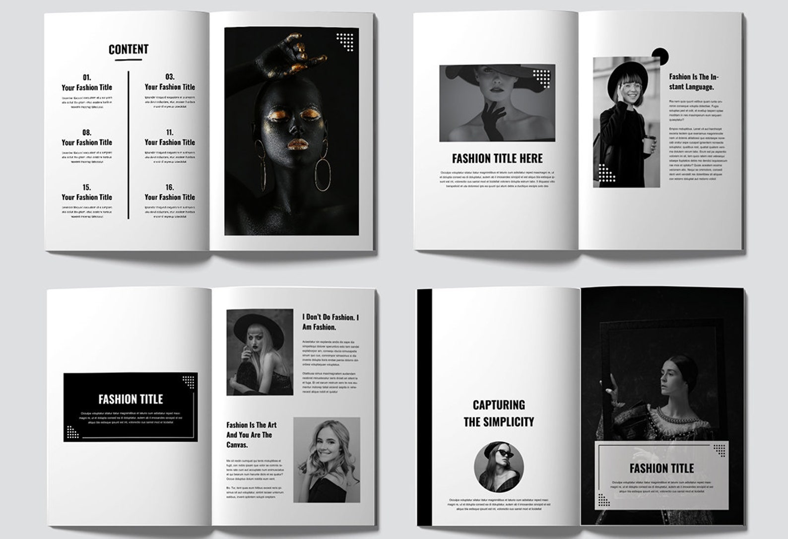 Look Book Layout - Etsy