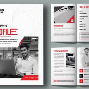 Company Profile Design Layout - Etsy