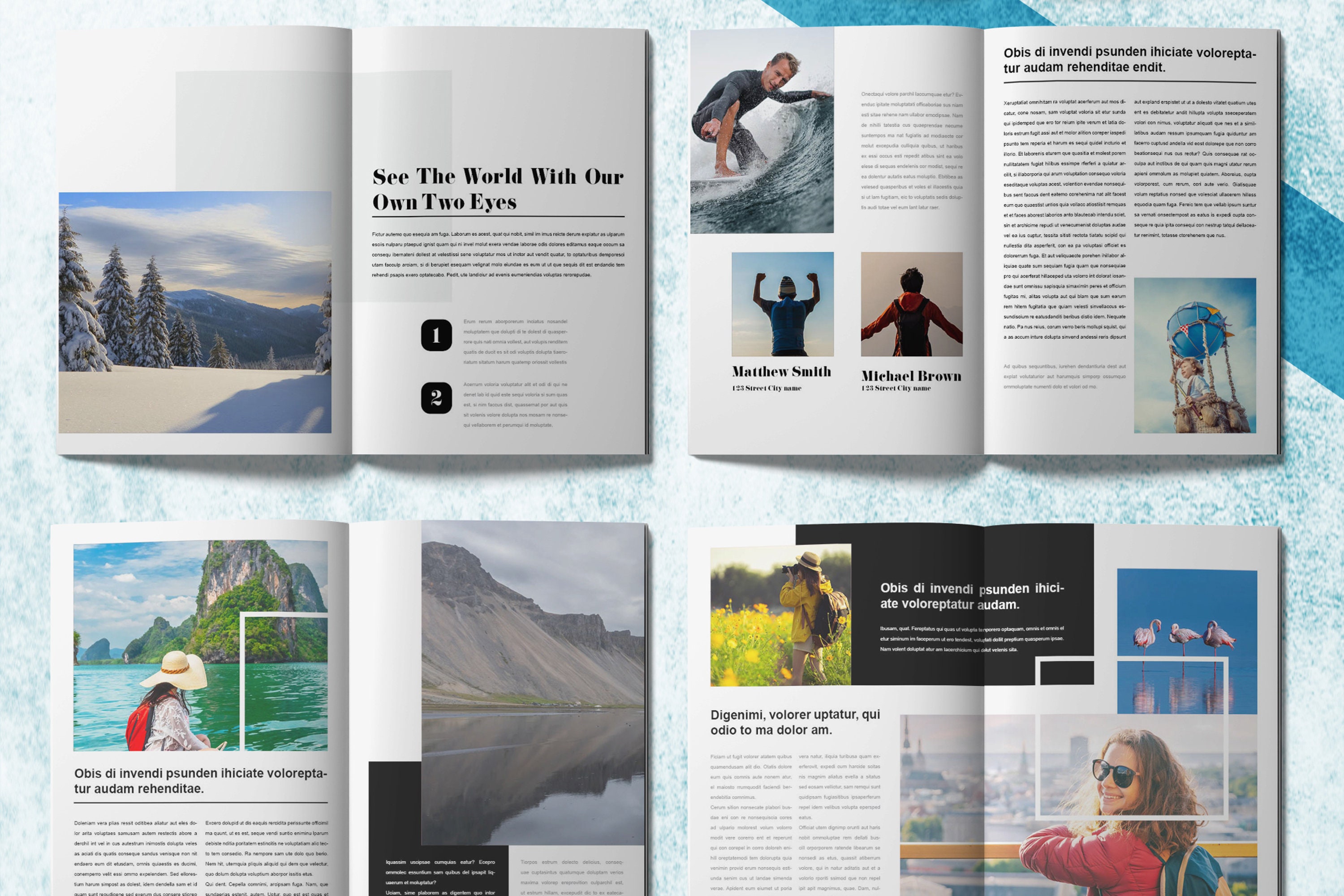 Magazine Design Template | Fashion Magazine Design Template | 2023 - Etsy