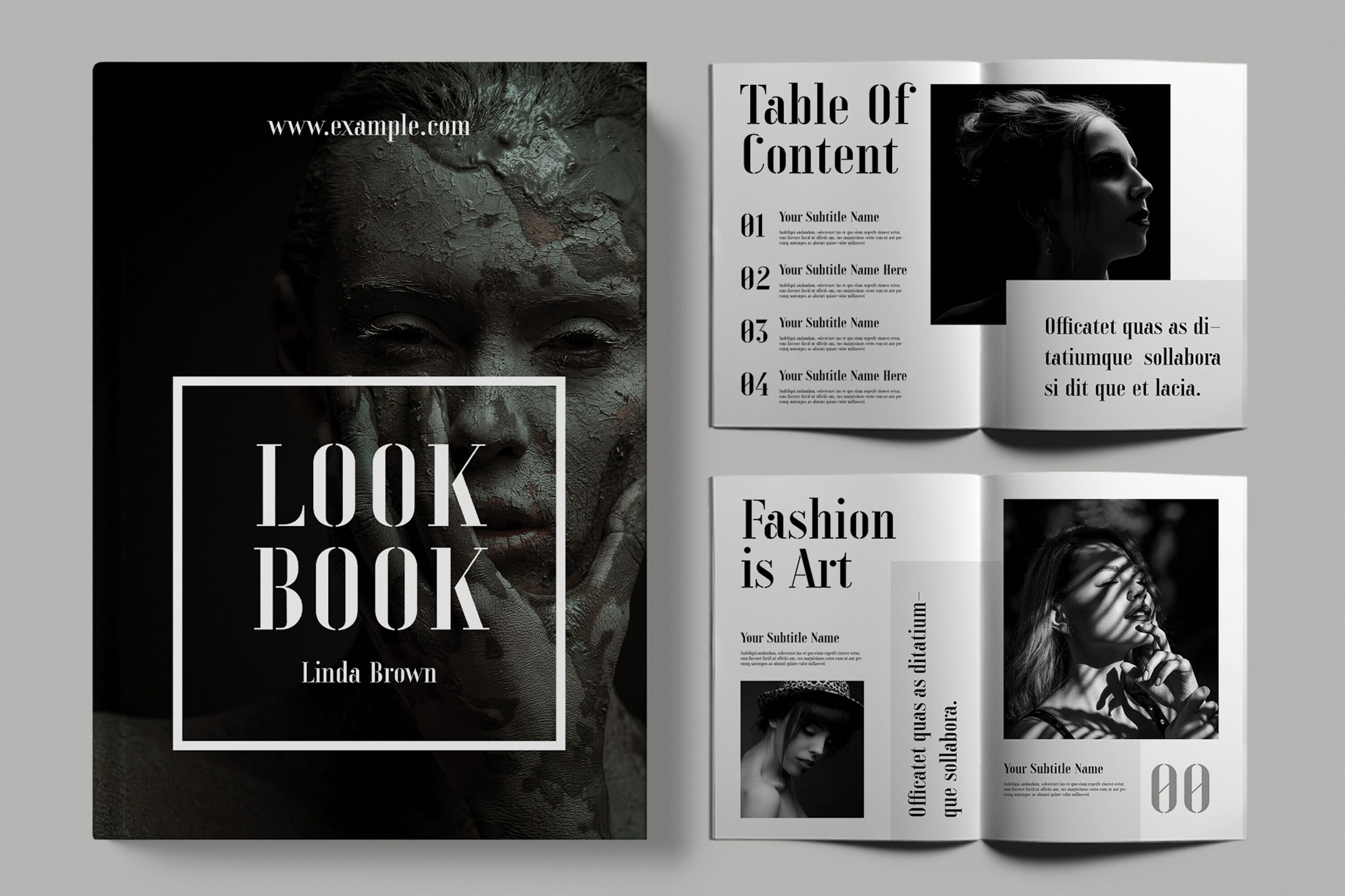 Look Book Layout - Etsy