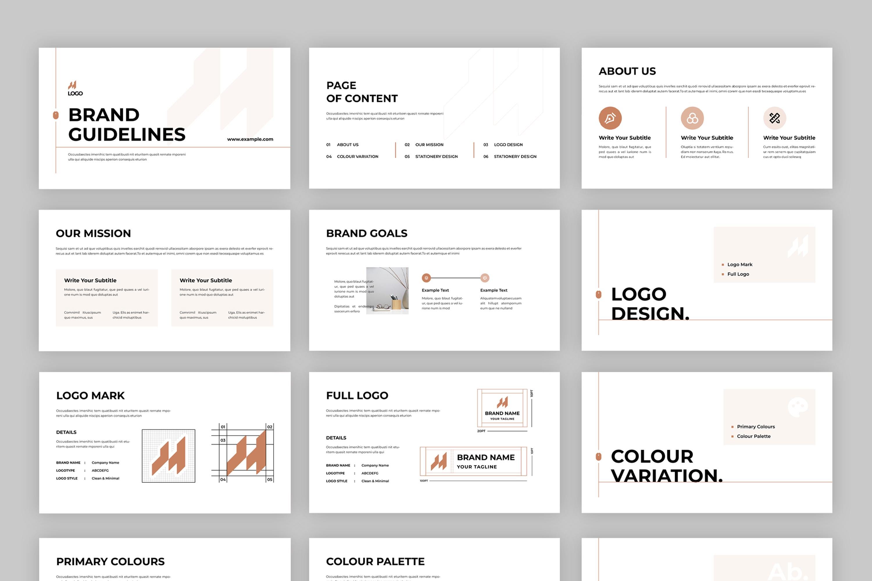 Brand Guidelines Template - Etsy