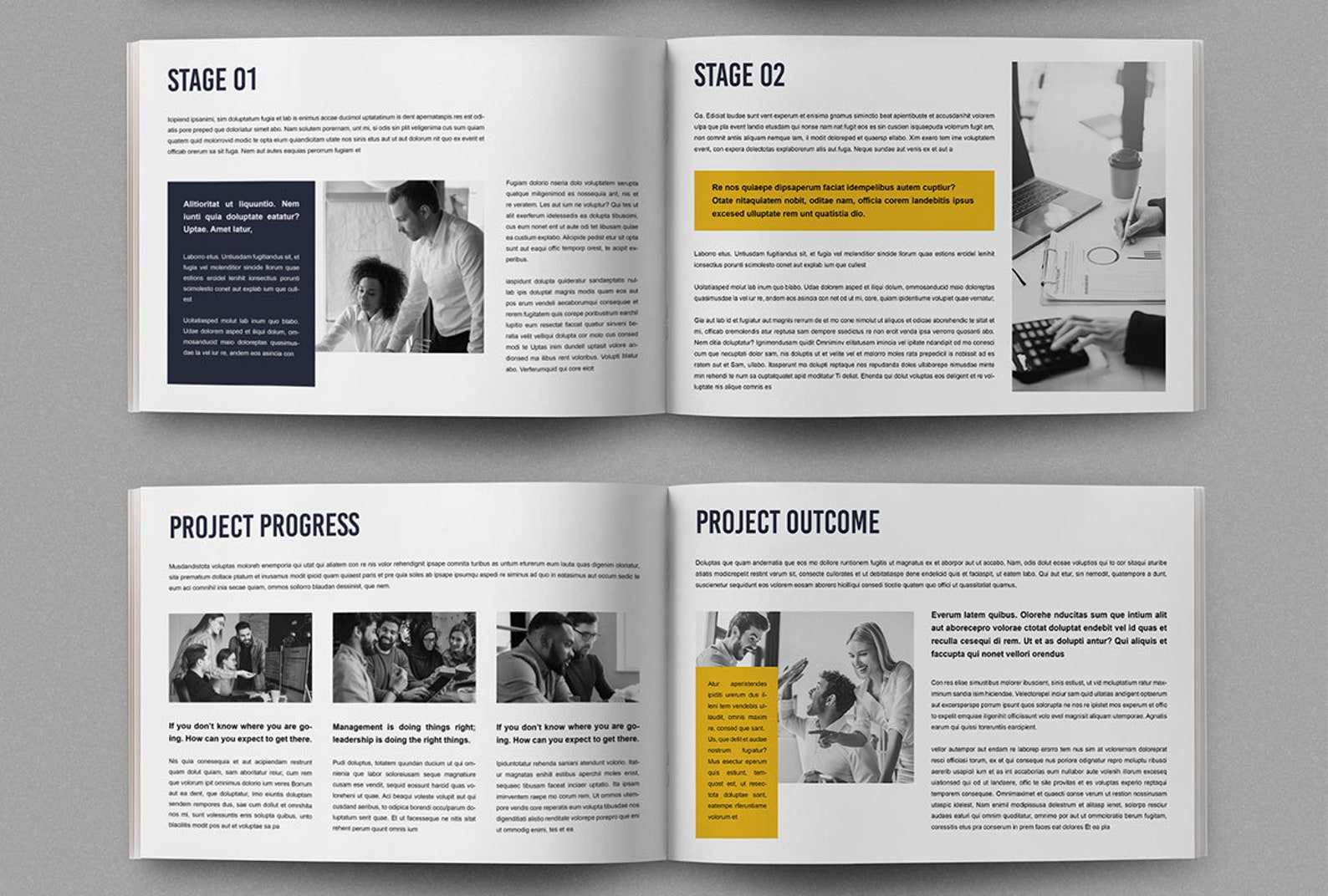 Project Pitch Deck Brochure Template - Etsy
