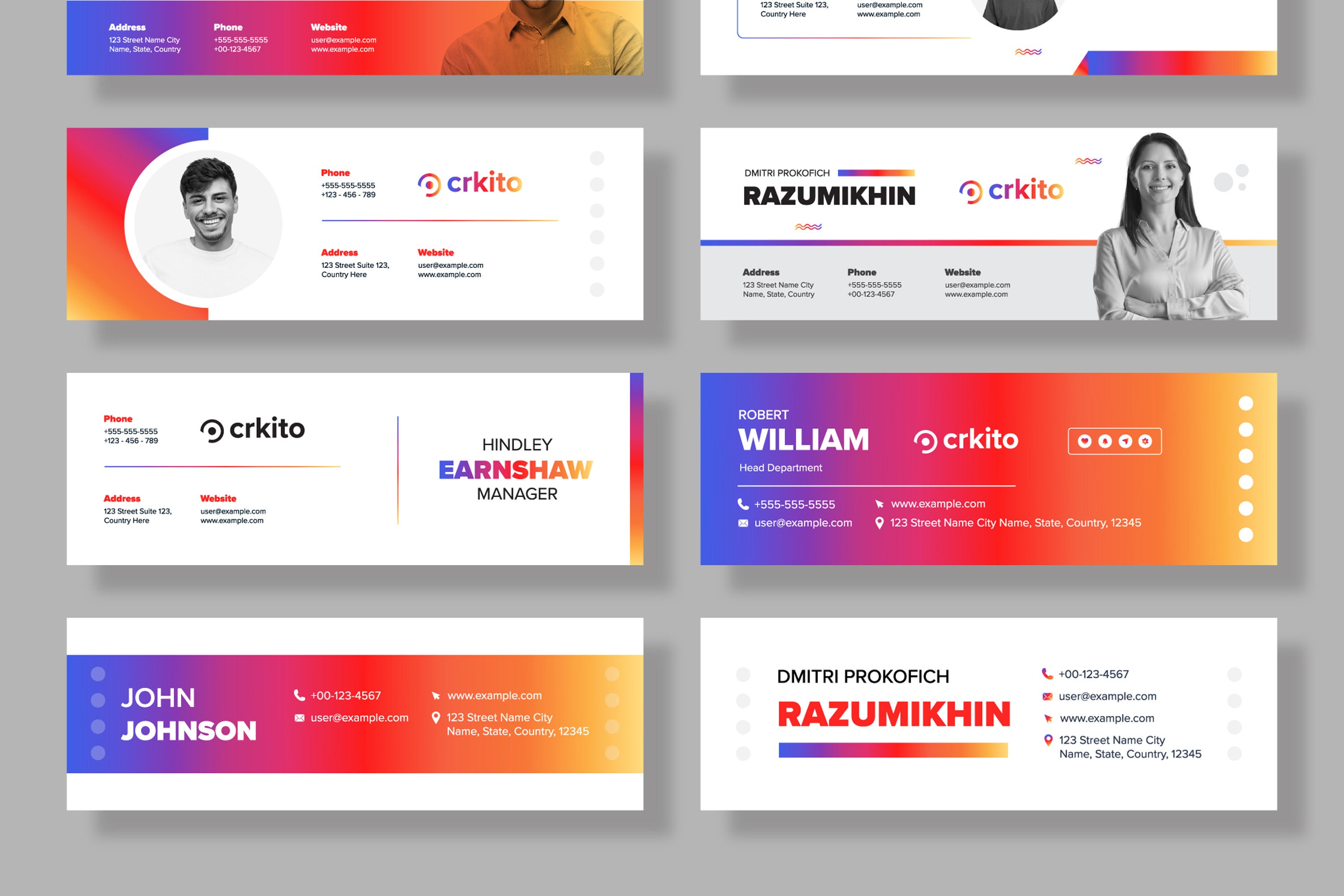 Email Signature Template, Graphic Designer Email Signature, Email ...