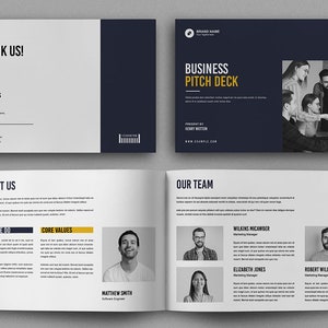 Project Pitch Deck Brochure Template - Etsy