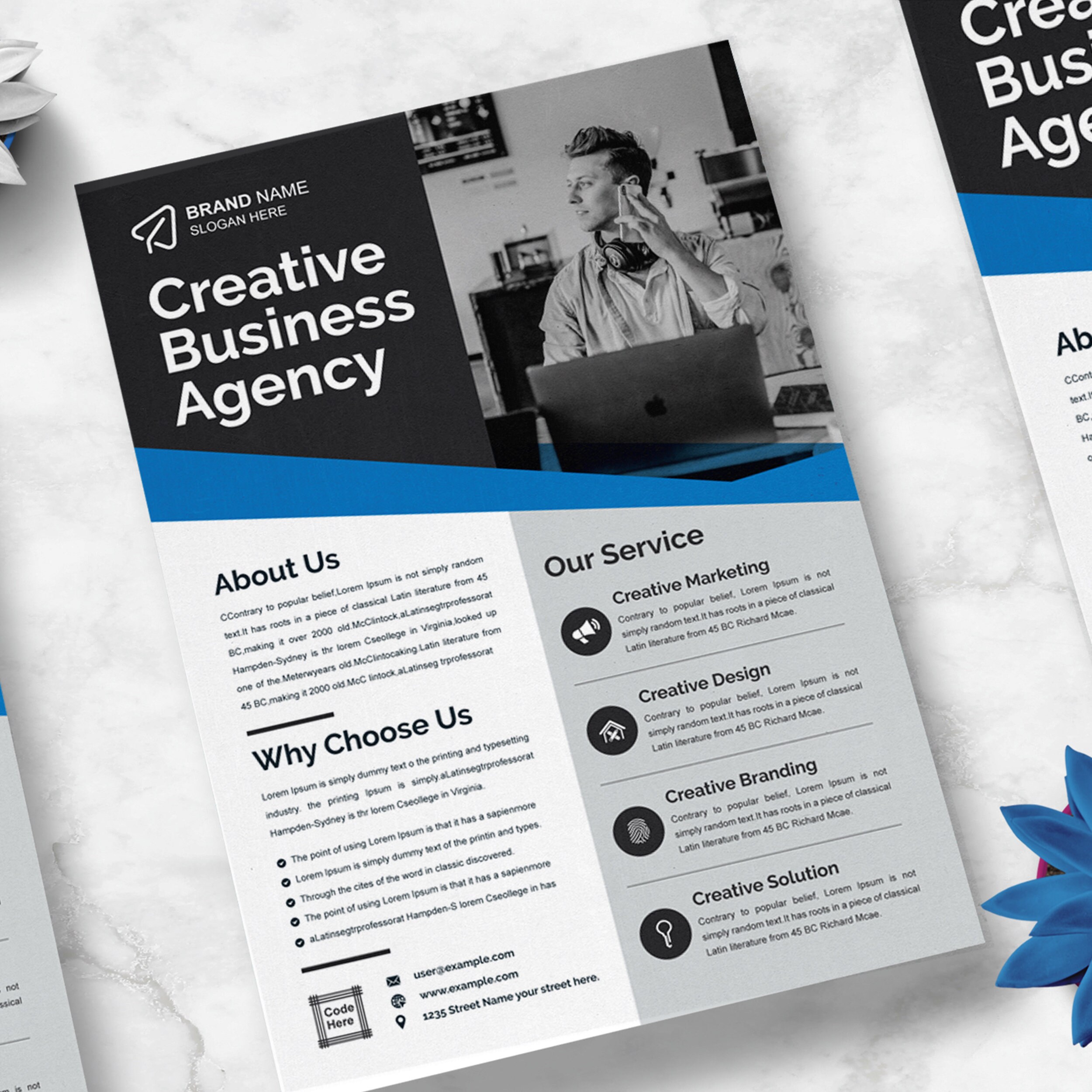 Corporate Agency Flyer Template - Etsy
