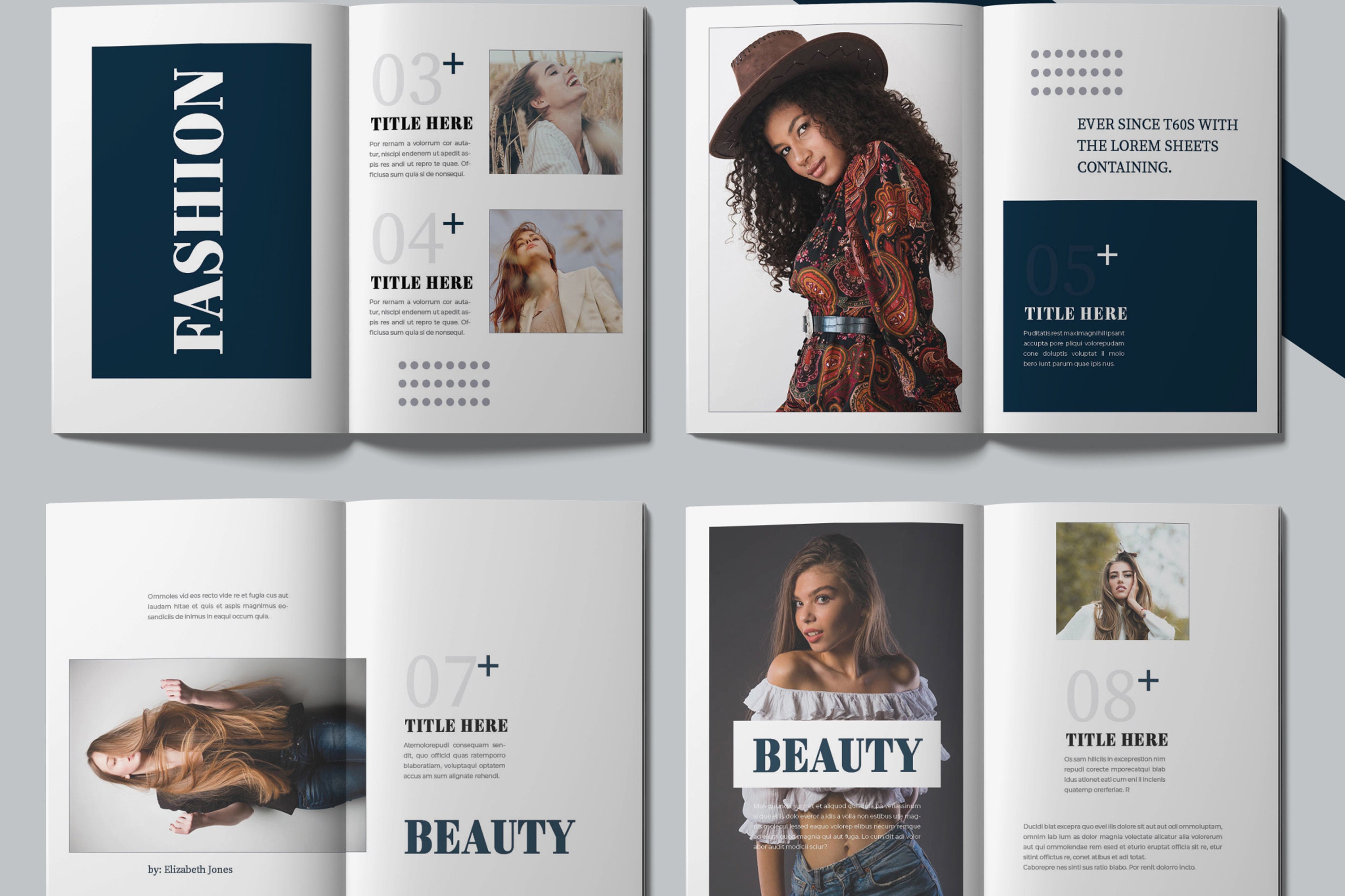 Fashion Magazine Layout Ideas
