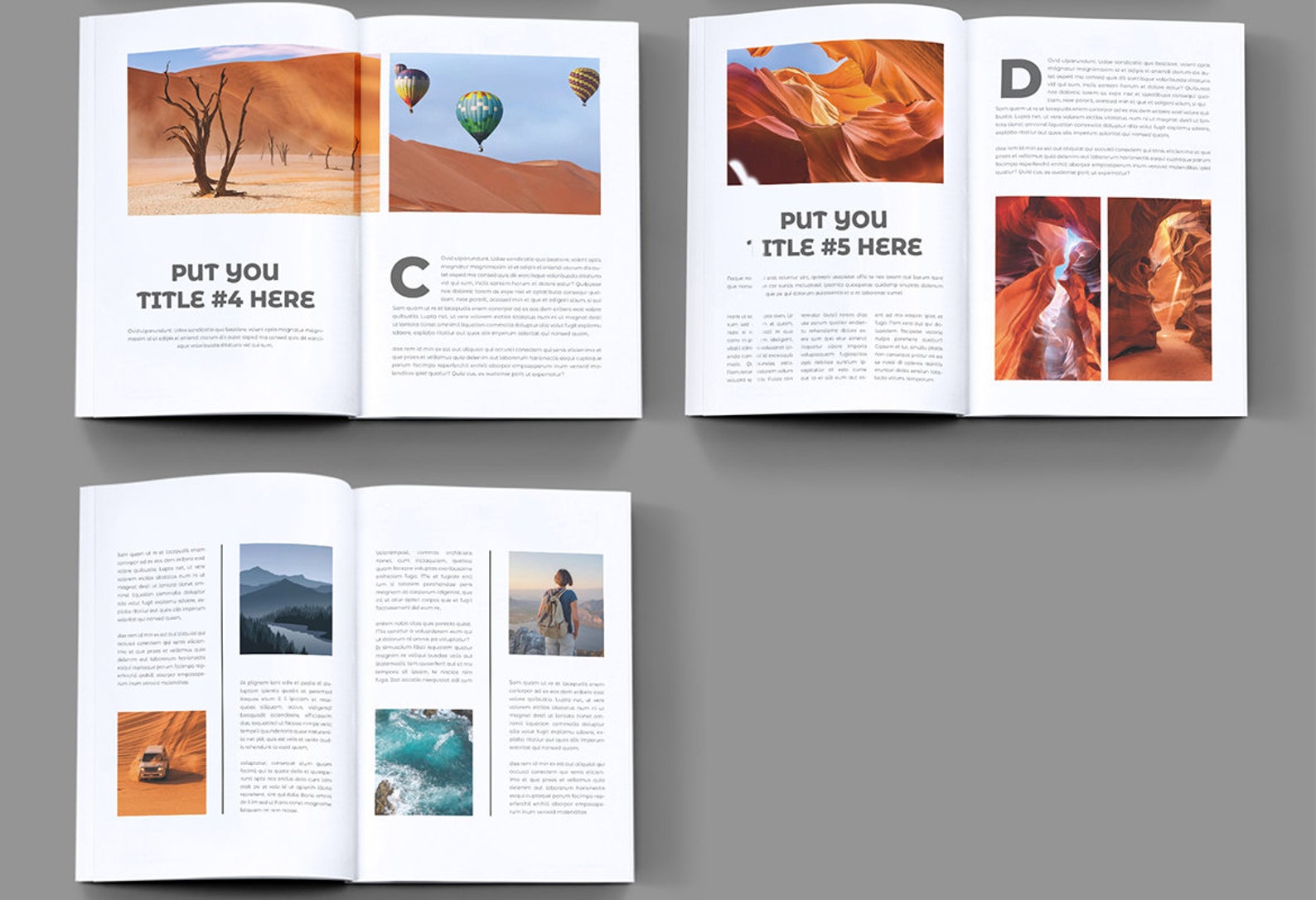 Creative Magazine Template Layout - Etsy