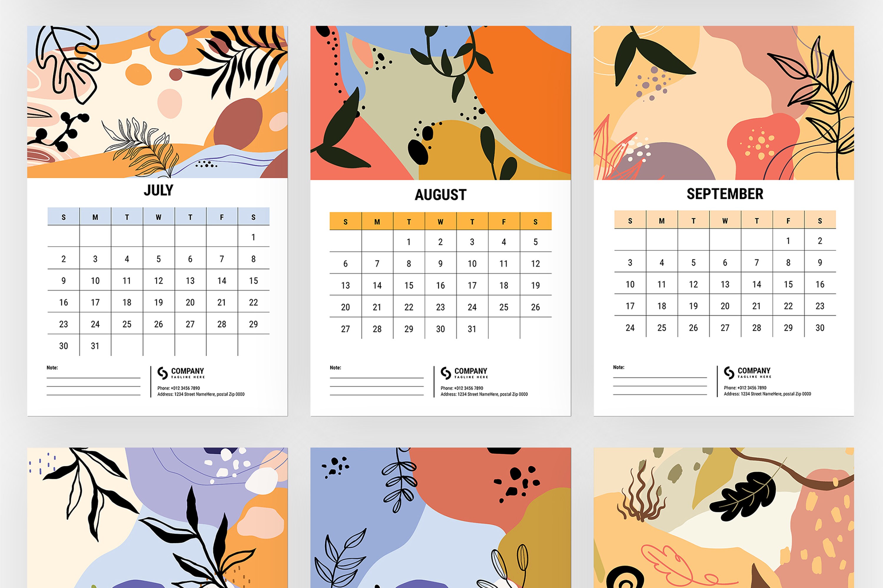 2023 Calendar Template Design Layout , 2023 New Calendar | Calendar ...
