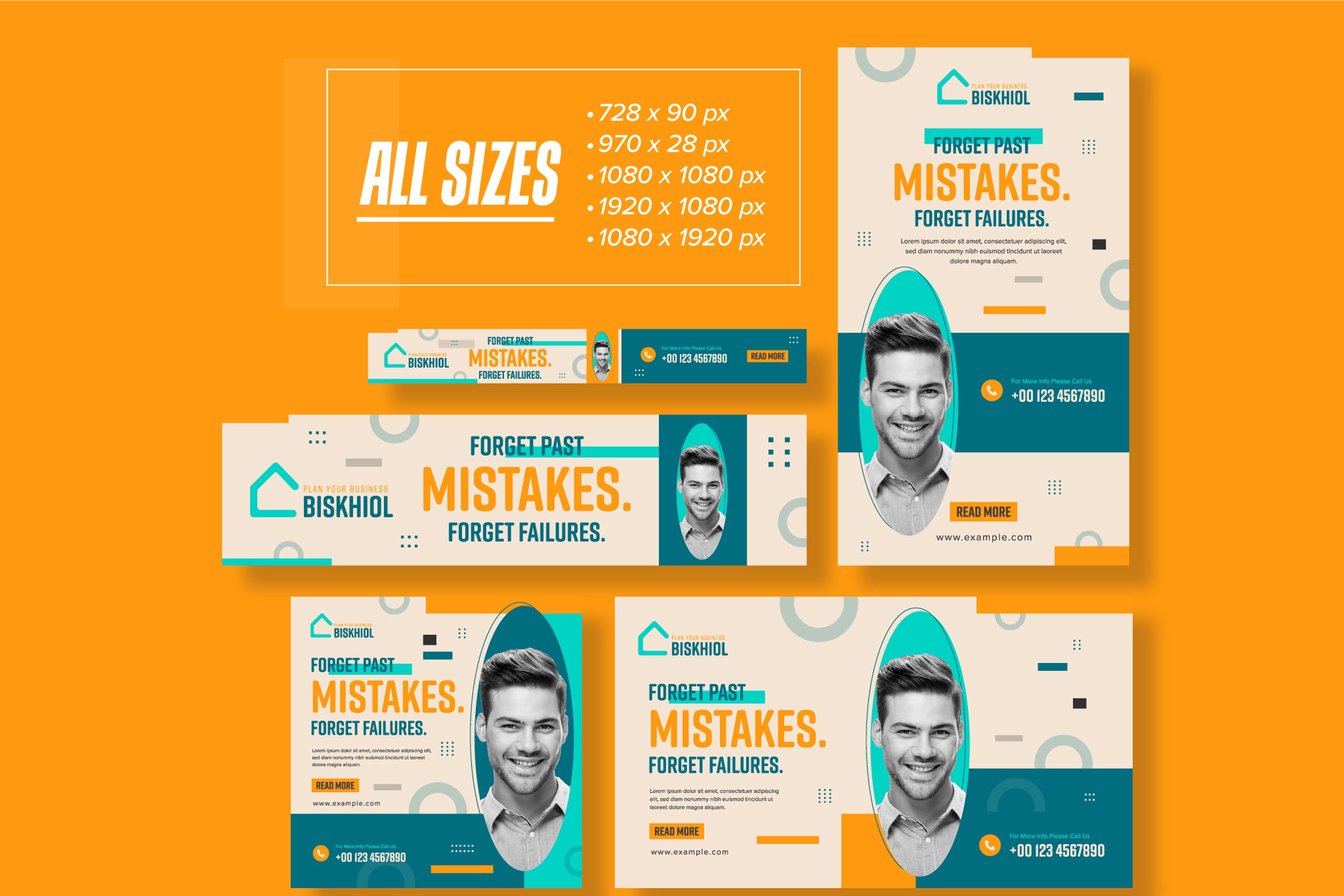 Pro Business Web Banner Ads Set Corporate Banner Ads Set - Etsy