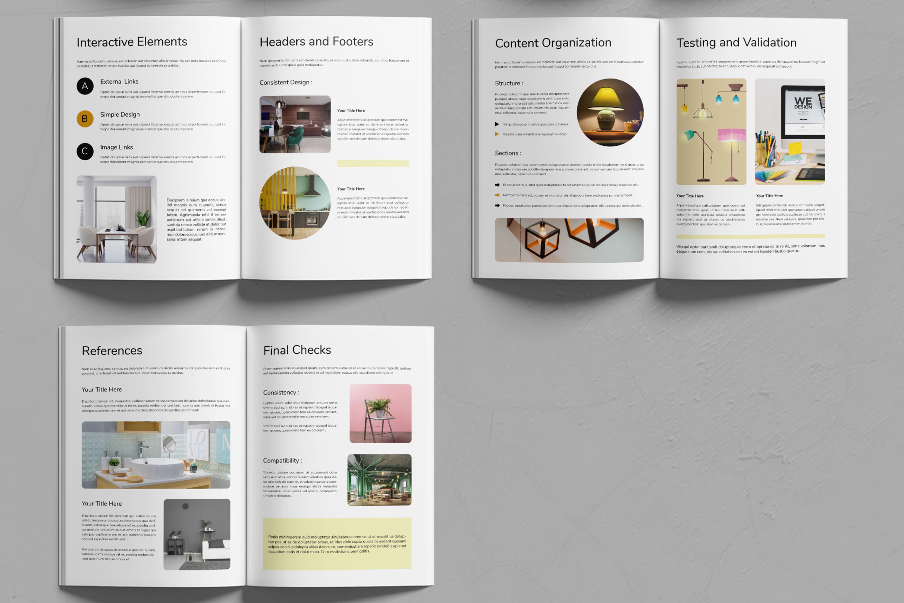 E Book Layout - Etsy