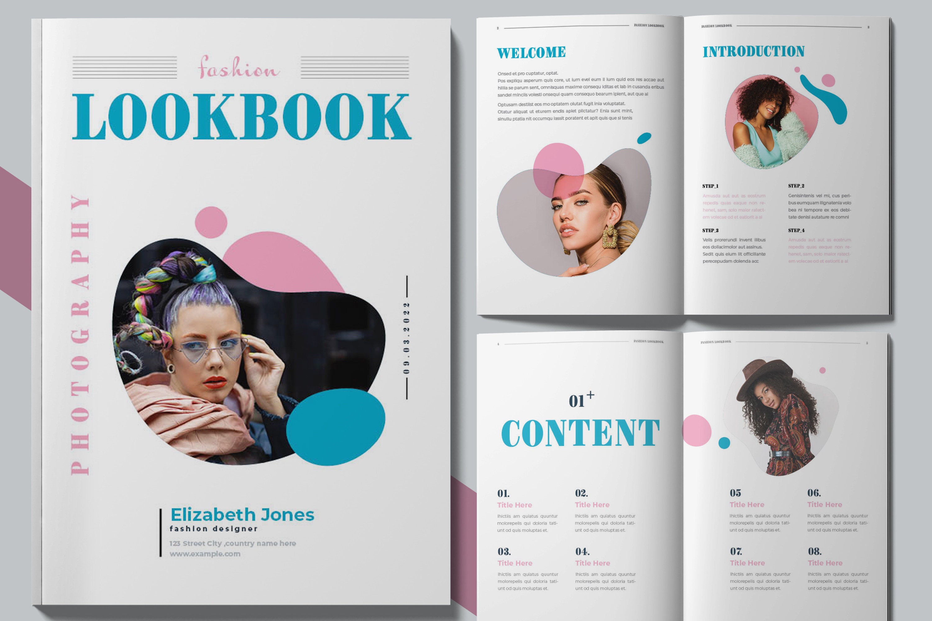 Creative Fashion Magazine Layout