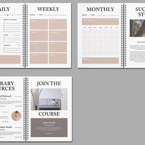Course Workbook Template - Etsy